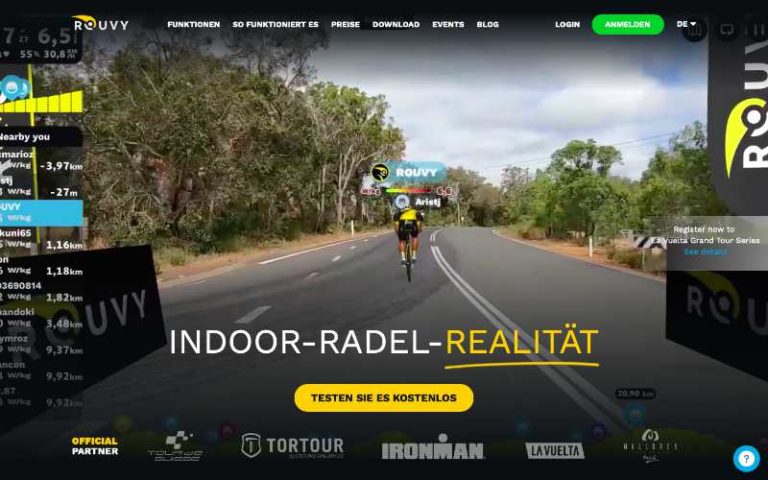 Wie funktioniert Rouvy? Wir erklären dir das Trainings-Tool von A-Z!